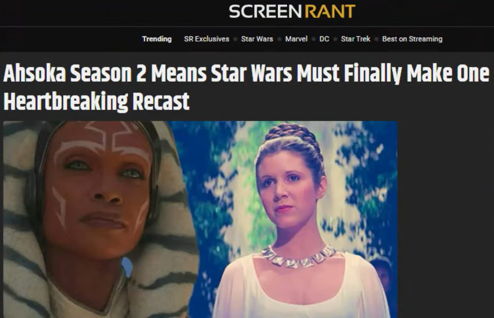 Ahsoka Season 2: Leia to the Rescue? Or Just Another Star Wars Rehash ...